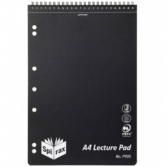 Spirax A4 P905 Lecture Pad Premium